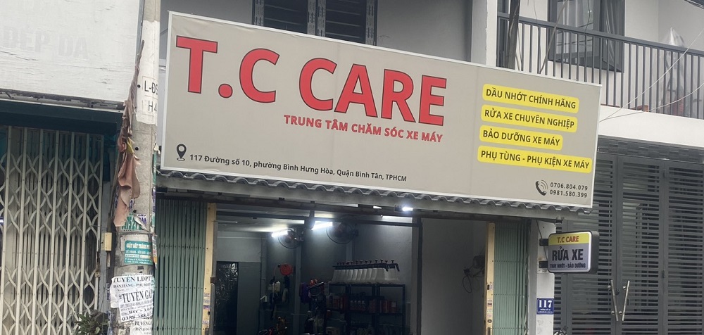 Trung Tâm Chăm Sóc Xe Máy TC Care: 117 Đường Số 10, Phường Bình Hưng Hòa, Quận Bình Tân - iWATER ...