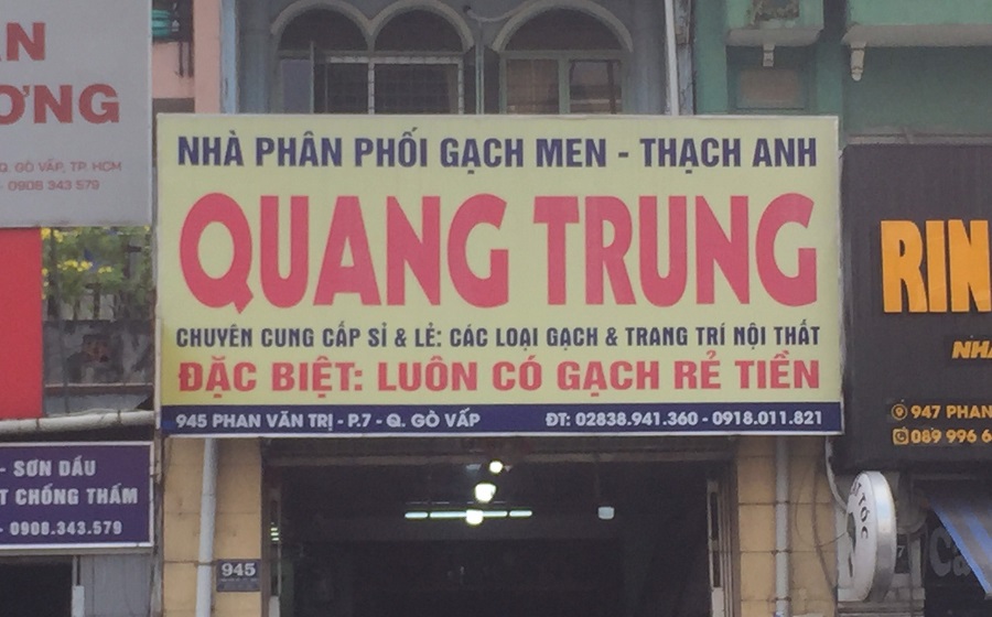Nhà Phân Phối Gạch Men Thạnh Anh Qung Trung: 945 Phan Văn Trị Phường 7 ...